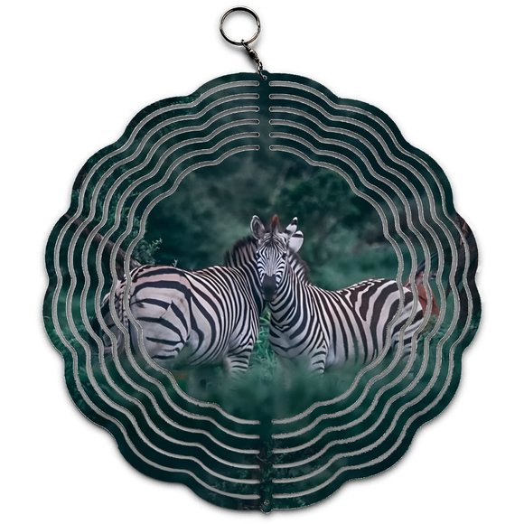 Design | Artistic Zebra Design Wind Spinner With Swivel Hook | Poshmark